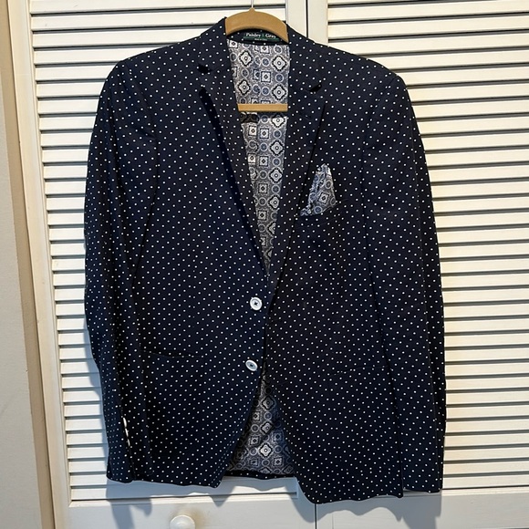 Paisley & Gray | Suits & Blazers | Mens Paisley Gray Polka Dot Blazer 36r Slim Fit Excellent ...
